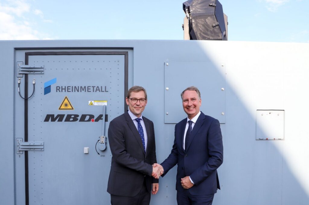 Laser weapons: Rheinmetall and MBDA Deutschland sign cooperation ...